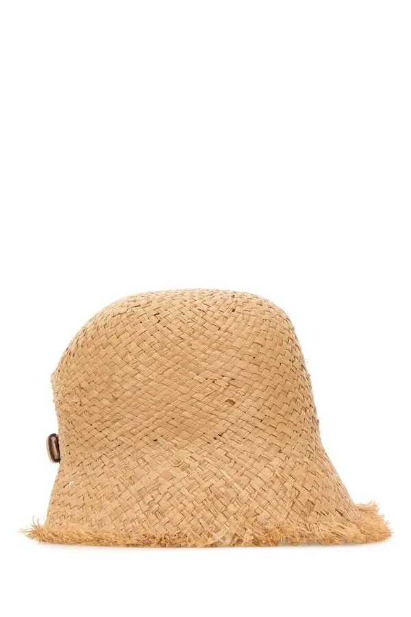 Prada Raffia Baseball Cap