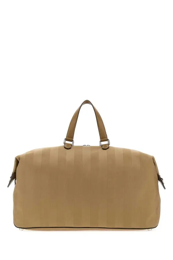 Fendi Beige Canvas Lui 48 Travel Bag