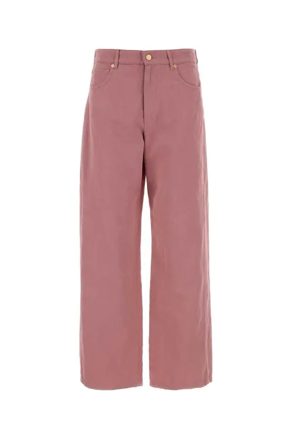 Max Mara S Cotton Blend Onorata Pant - Pink