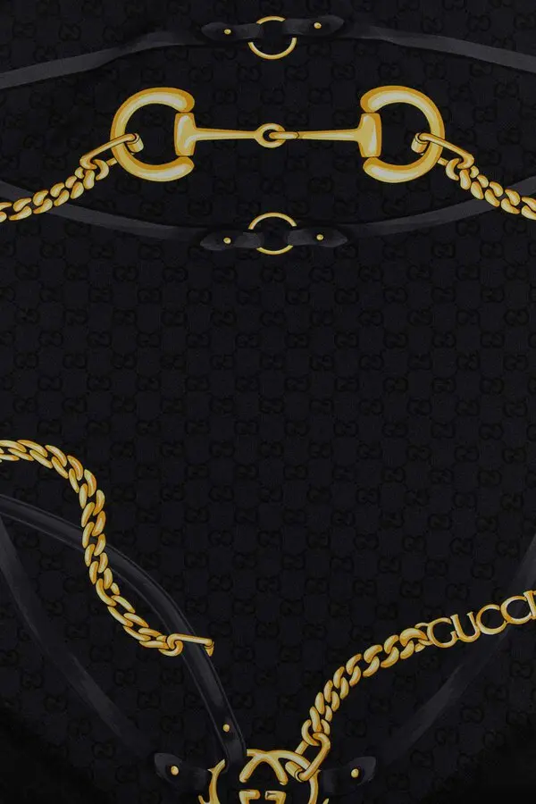 Gucci Printed Silk Foulard - Multicolor