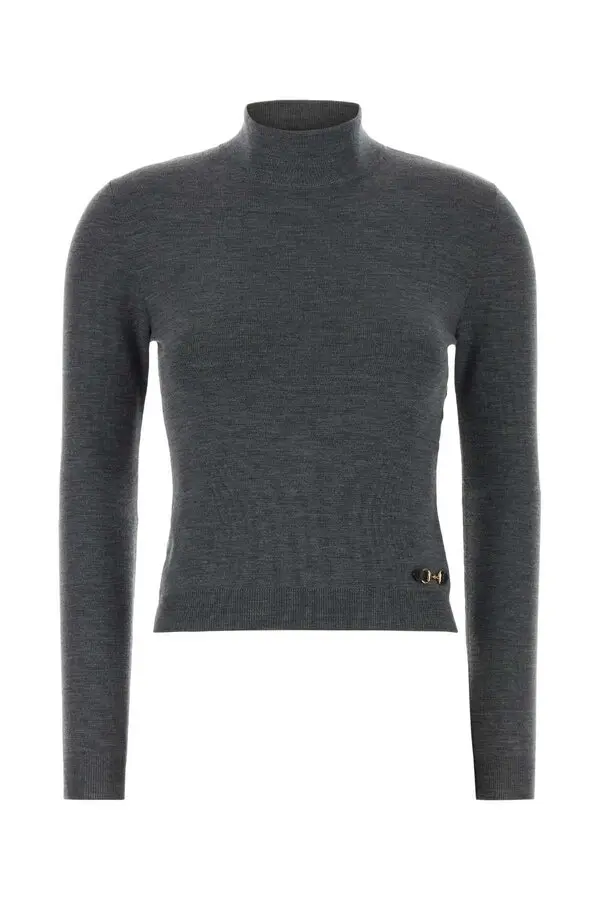 Gucci Grey Wool Sweater - Gray