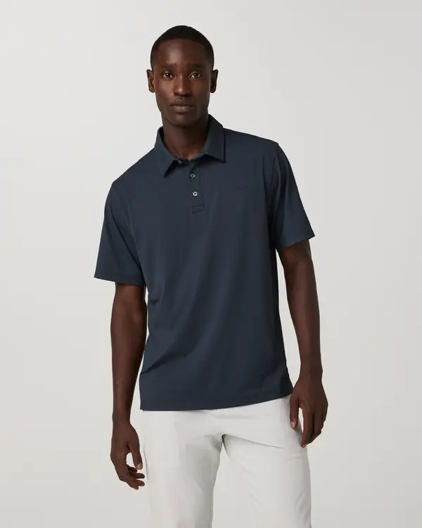 Vuori Short Sleeve Torrey Golf Polo - Navy