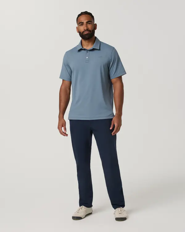 Vuori Short Sleeve Torrey Golf Polo - Waterfall