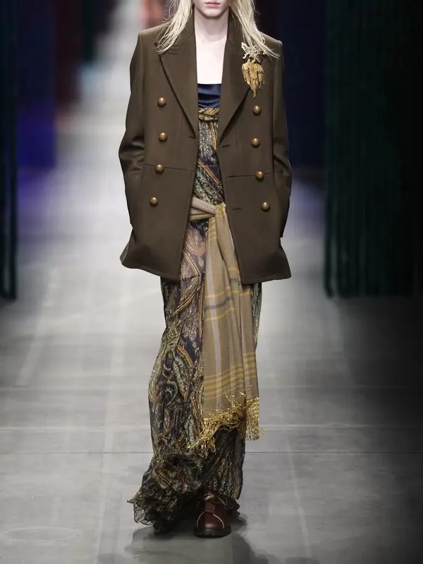 Etro Paisley-printed Silk-blend Maxi Dress - Multi