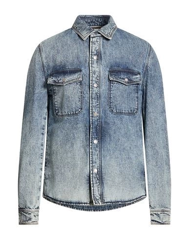 MOORER Denim Shirt Size Cotton
