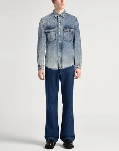 MOORER Denim Shirt Size Cotton