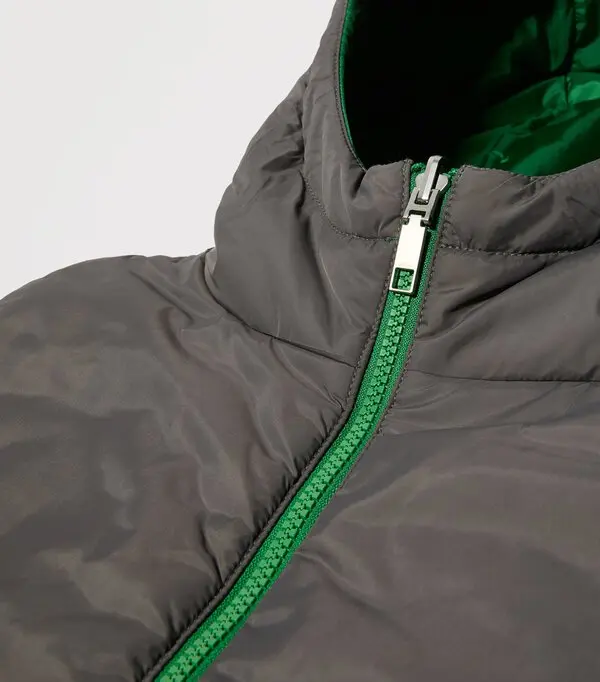 Max & Co. Reversible Padded Gilet With Hood