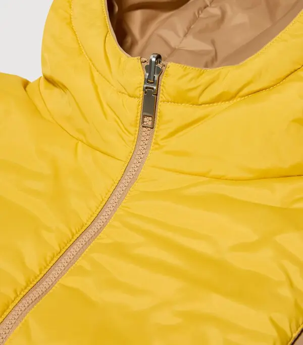Max & Co. Reversible Hooded Gilet - Brown