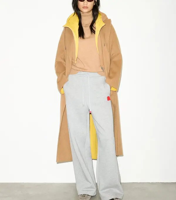 Max & Co. Reversible Hooded Gilet - Brown
