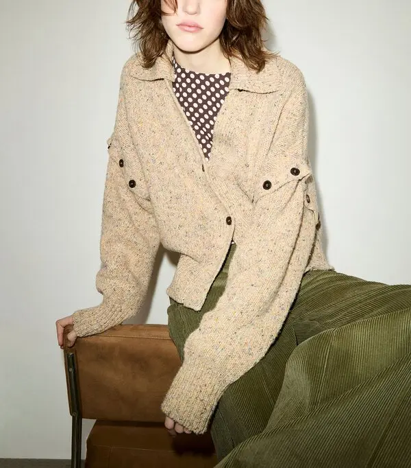 Max & Co. Wool Button-detail Cardigan