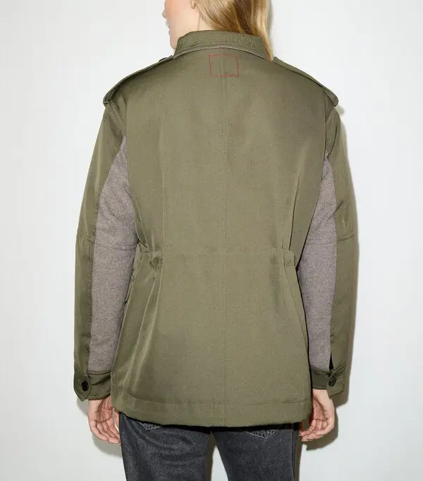 Max & Co. Collared Utility Jacket With Cinched Waist