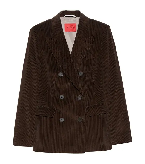 Max & Co. Corduroy Double-breasted Blazer