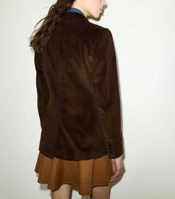 Max & Co. Corduroy Double-breasted Blazer