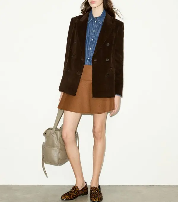 Max & Co. Corduroy Double-breasted Blazer