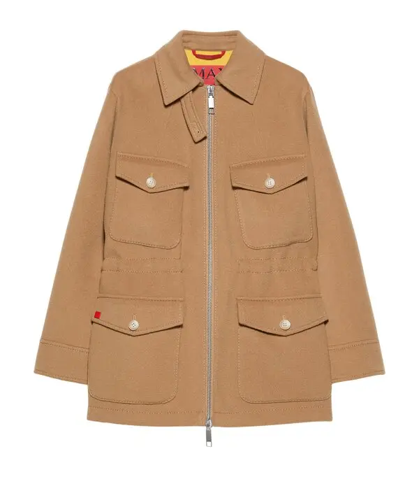 Max & Co. Virgin Wool Utility Jacket