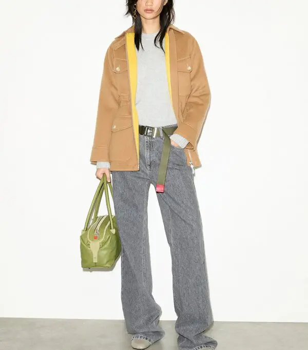 Max & Co. Virgin Wool Utility Jacket