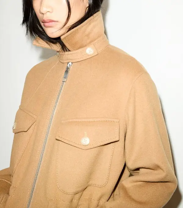 Max & Co. Virgin Wool Utility Jacket