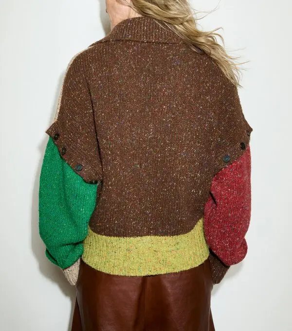 Max & Co. Wool Block-colour Cardigan