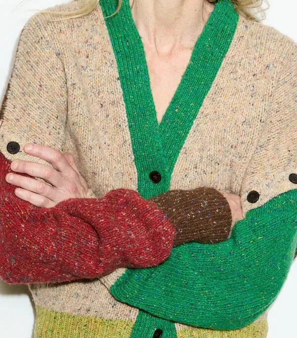 Max & Co. Wool Block-colour Cardigan