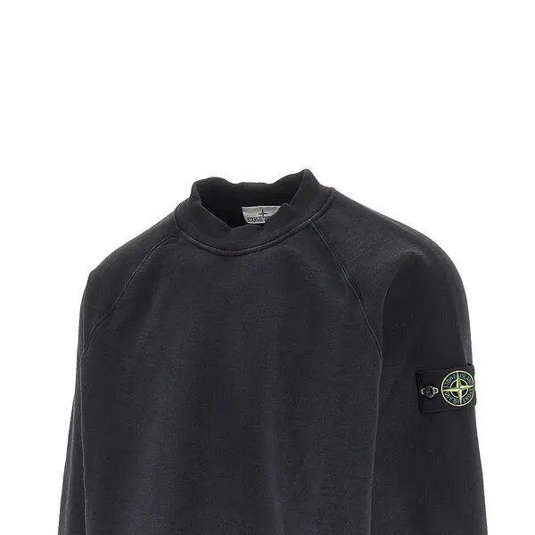 Stone Island Heavy Cotton Crewneck Sweatshirt An