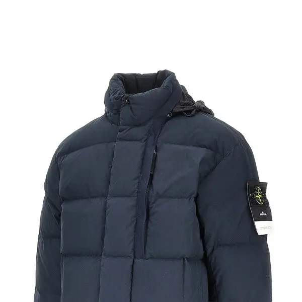 Stone Island Cotton Nylon Tela Down Jacket