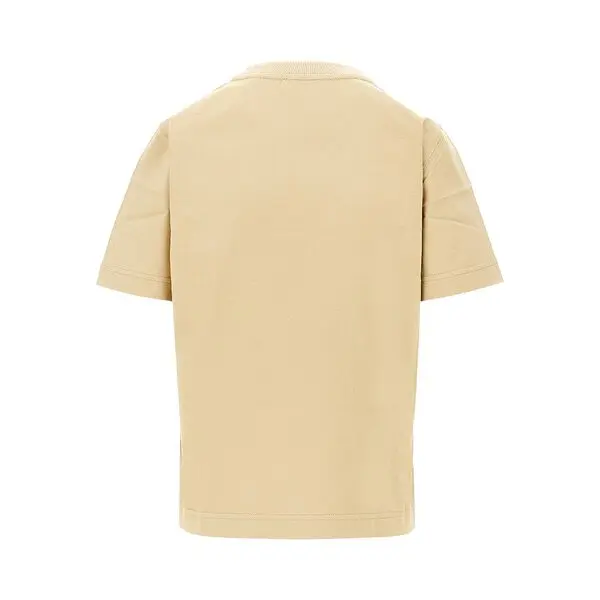 Burberry Cotton Jersey T-shirt With Lettering Logo Print