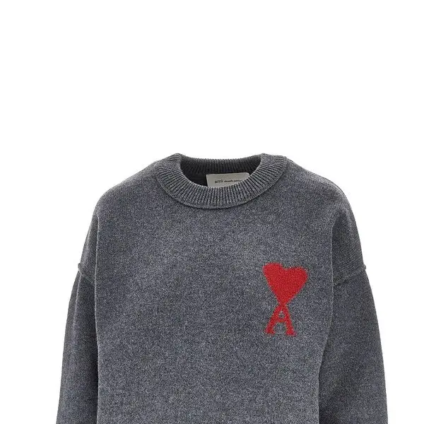 AMI Paris De Coeur' Crewneck Sweater