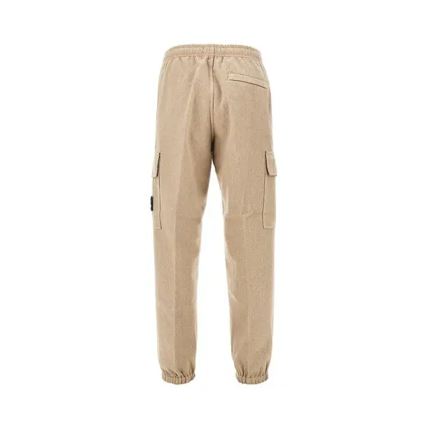 Stone Island Wool-blend Cargo Pants
