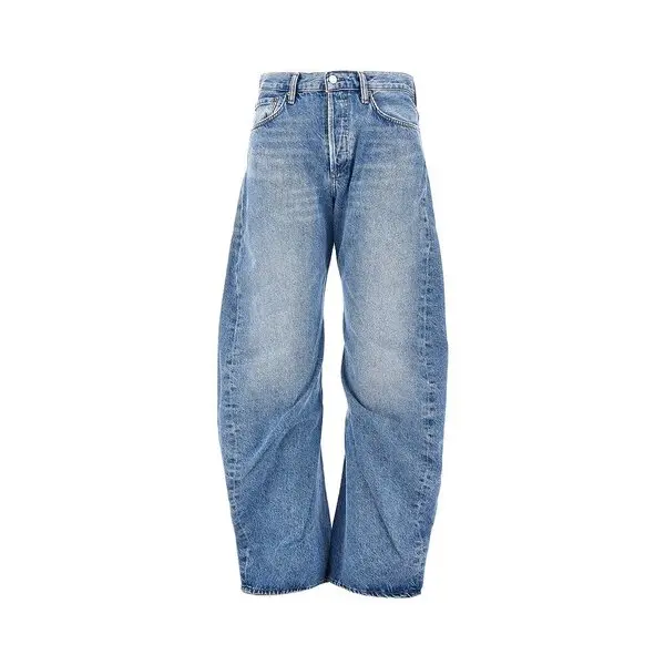 AGOLDE Cotton Denim 'spiral' Jeans - Blue