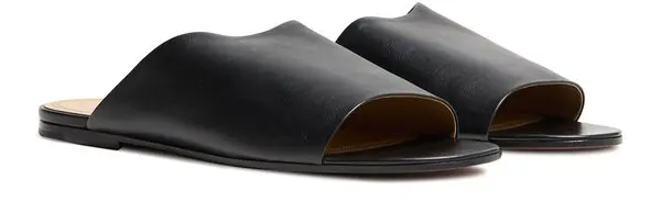THE ROW Smoothleather Slide Sandals