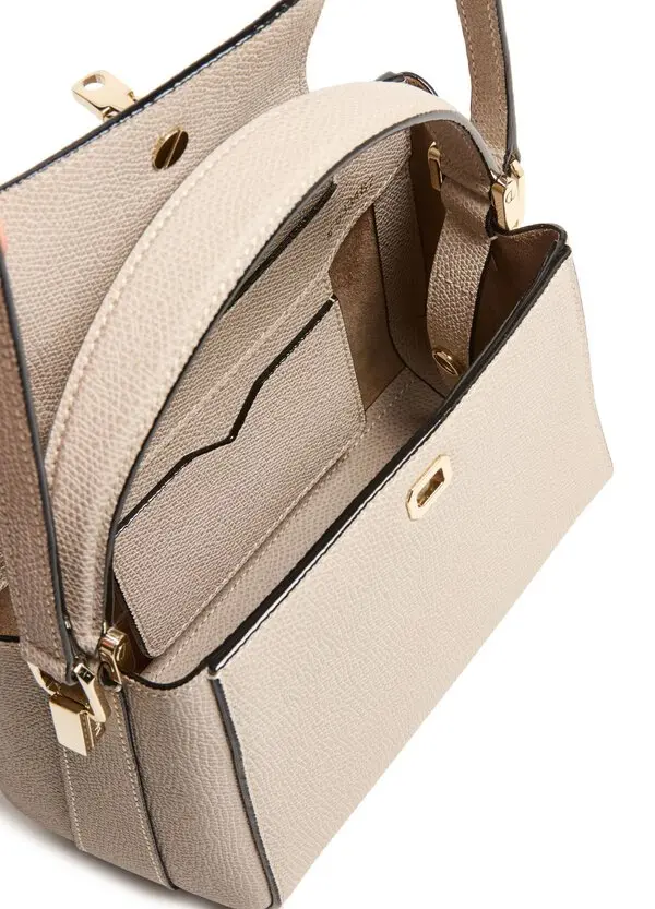 VALEXTRA Top Handle Bag With Adjustable Strap