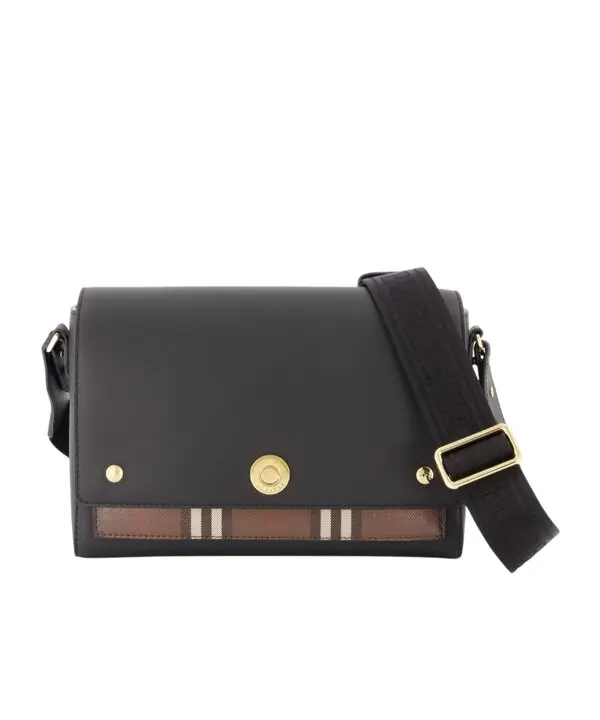 Burberry Note Medium Shoulder Bag - Black