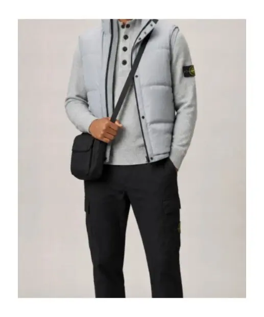 Stone Island Quilted Down Vest - Gray