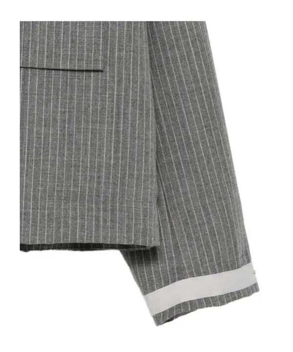 Thom Browne Pinstripe Hooded Jacket
