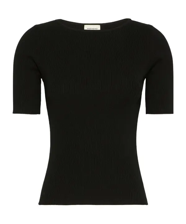 Max Mara Ribbed Knit Pullover