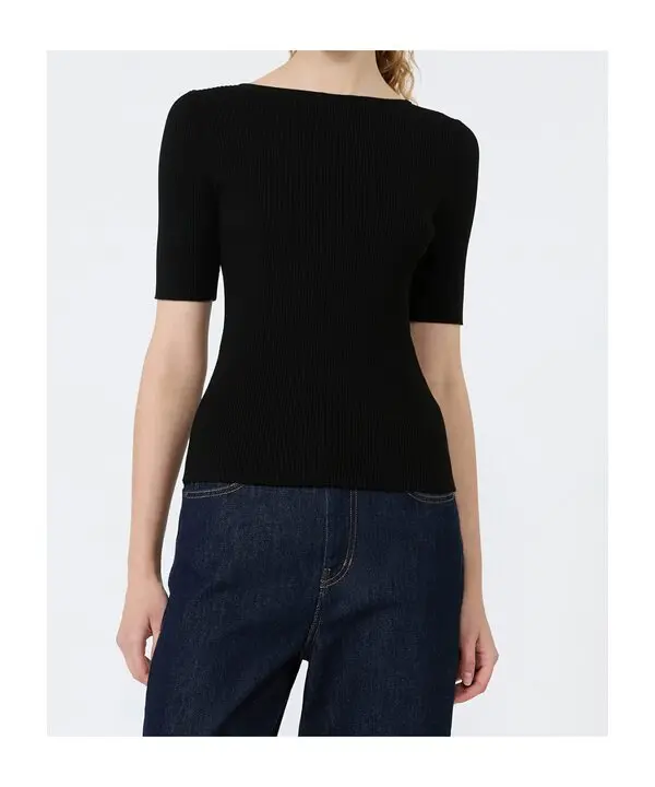 Max Mara Ribbed Knit Pullover