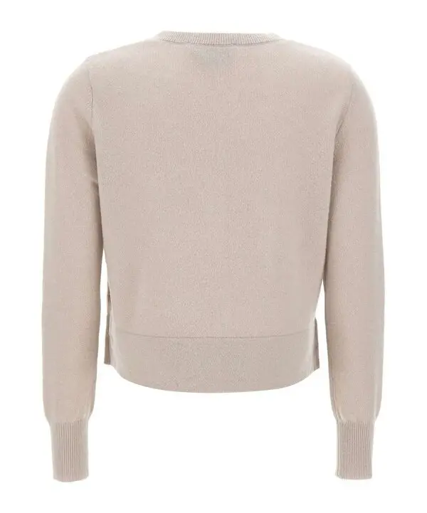 KAOS Ribbed Crew-neck Cardigan