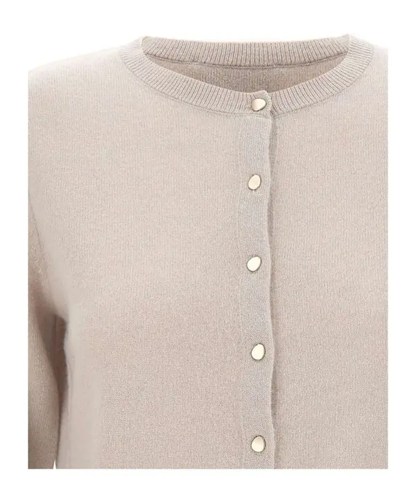 KAOS Ribbed Crew-neck Cardigan