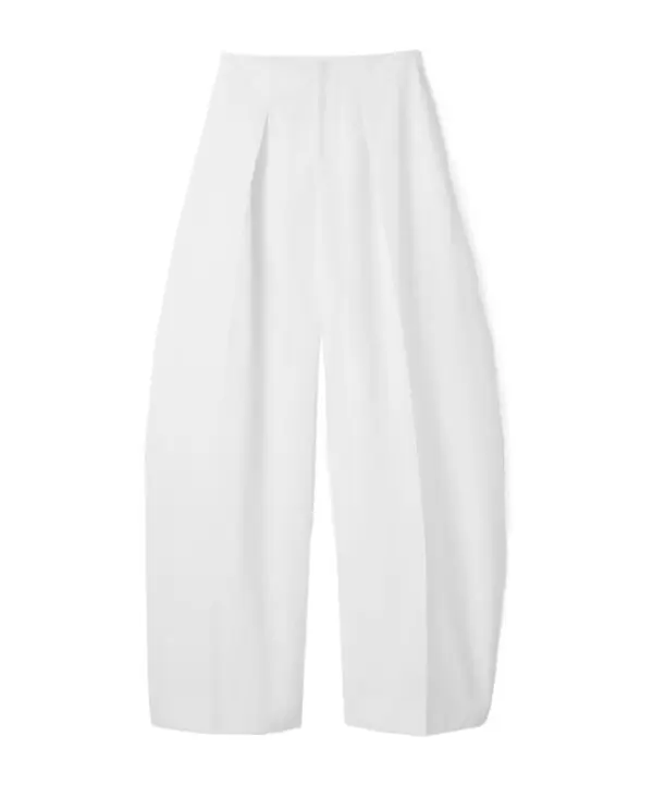 Jacquemus Wide Leg Trousers - White