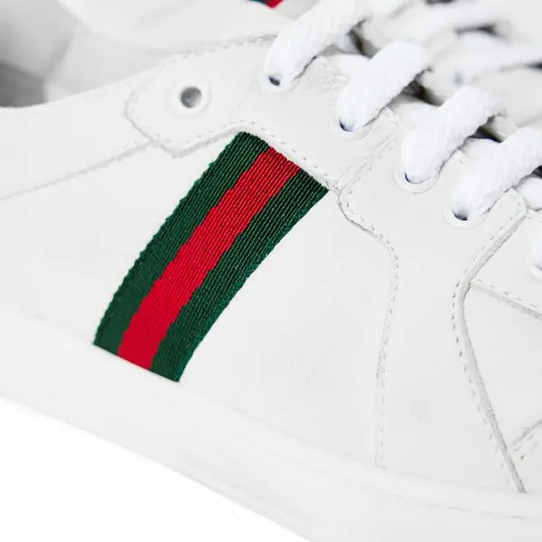 Gucci Lowtop Laceup Leather Sneaker