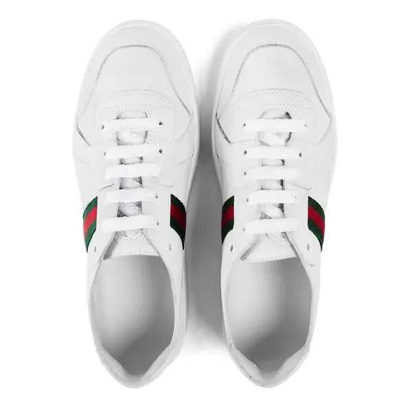 Gucci Lowtop Laceup Leather Sneaker