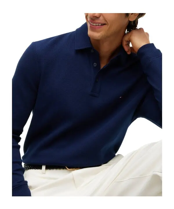 Tommy Hilfiger Solid Color Polo Shirt