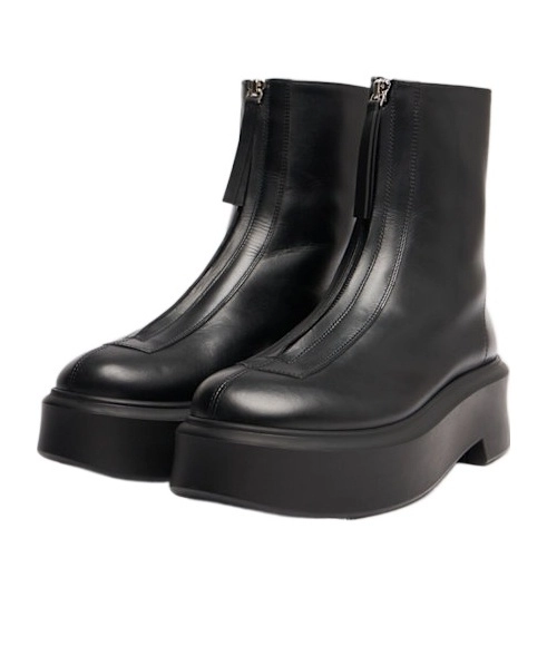 THE ROW Ankle Boots With Zip And Platform Sole