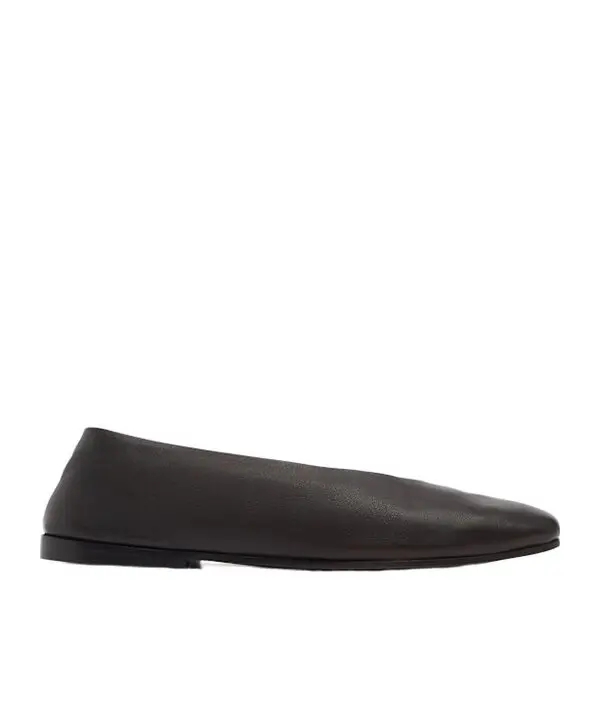 Marsèll Square-toe Low Shoes - Black