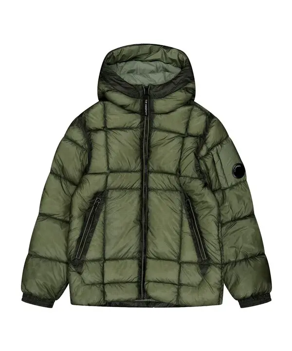 C.P. COMPANY Dd Shell Short Puffer Jacket - Green