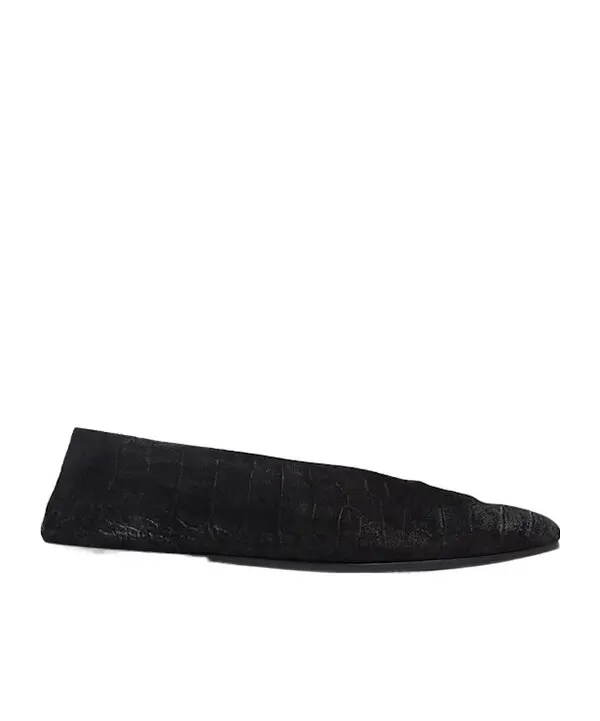 Marsèll Low Slip-on Shoes With Tapered Toe - Black