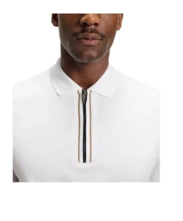 Hugo Boss Short-sleeved Zip-up Polo Shirt