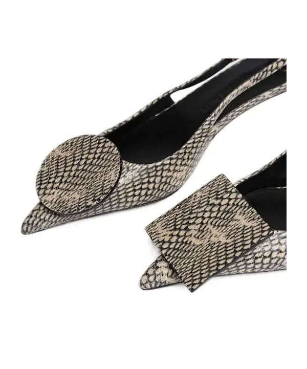 Jacquemus Slingback With Block Heel