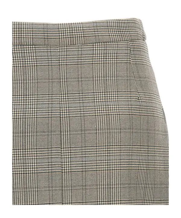 KAOS Prince Of Wales Wrap Mini Skirt