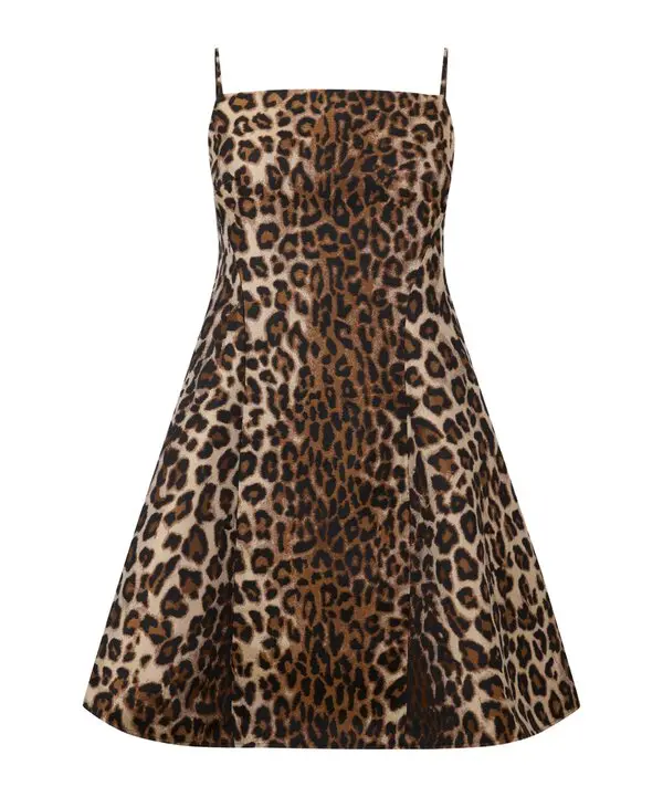 Givenchy Leopard Print Dress - Black